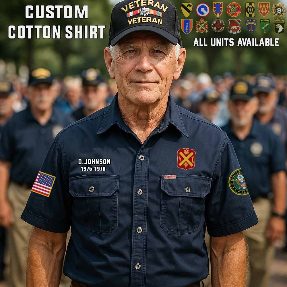 10th ORD BN 10th Ordnance Battalion_Cotton Cargo Shirts - Proudly ...