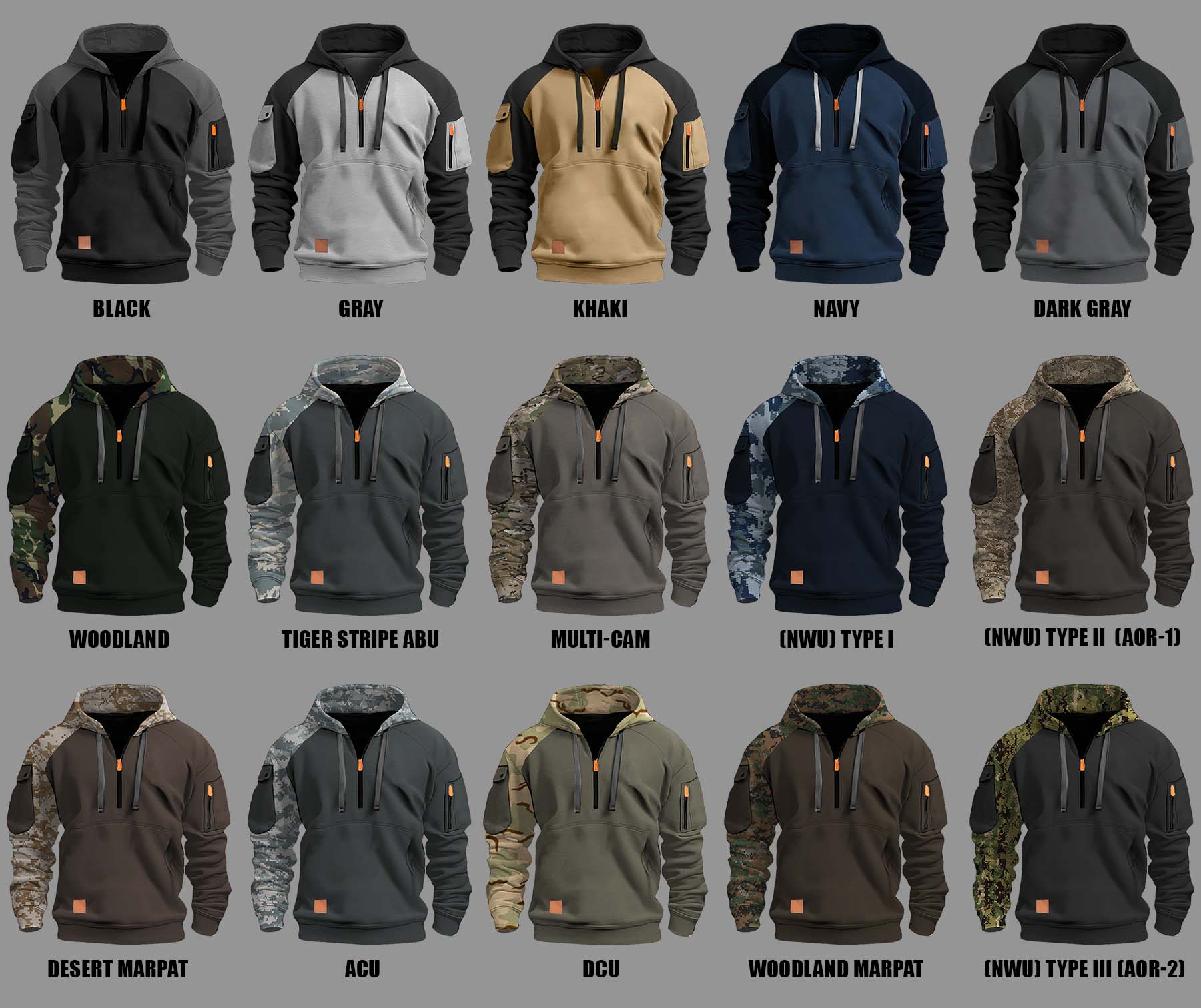 325th AIR 325th Airborne Infantry Regiment_Camo Halfzip Hoodie ...